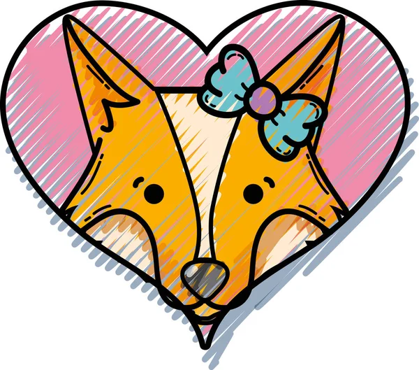 18,552,325 Fox heart Vector Images | Depositphotos
