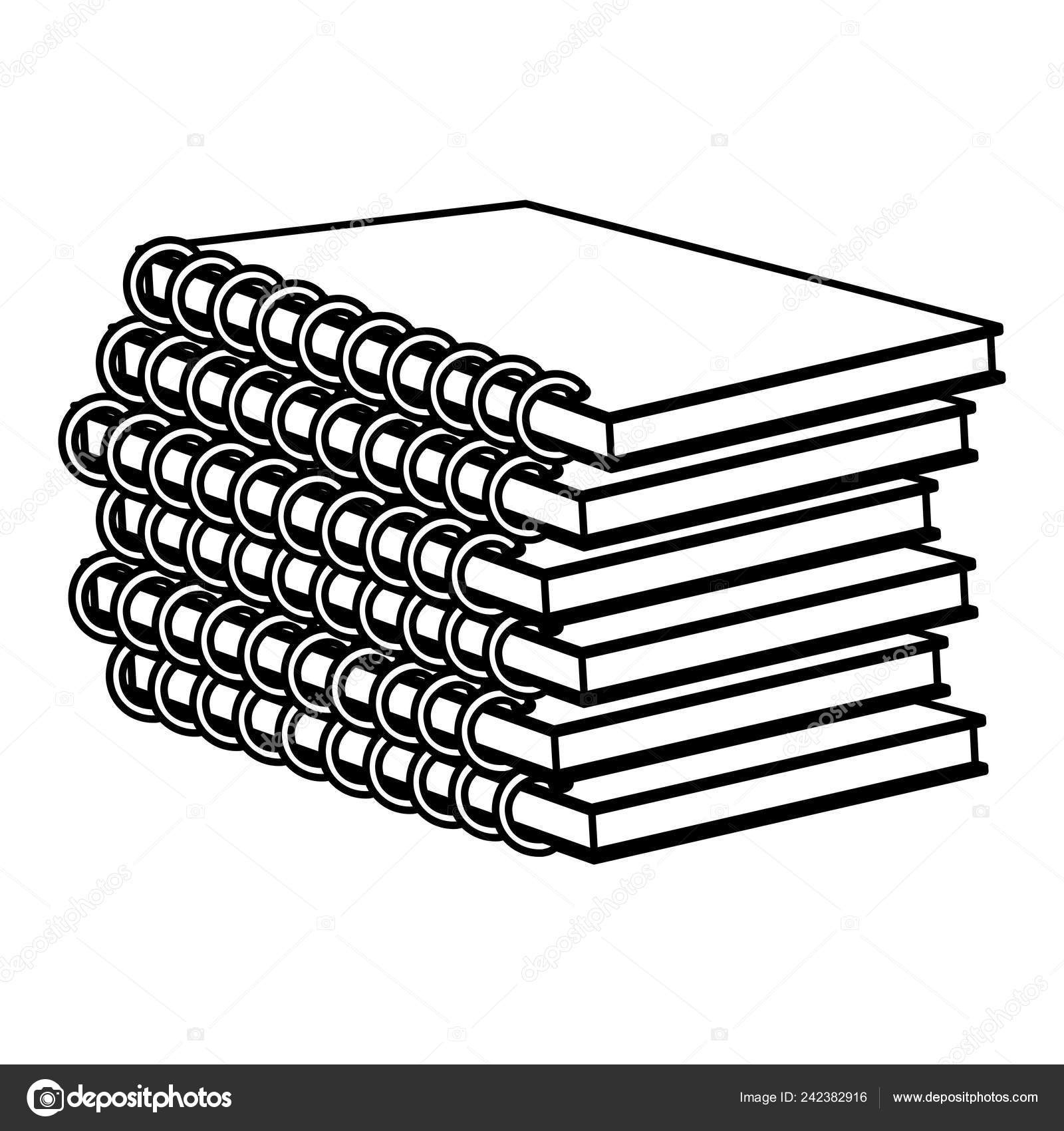 Notebook Clipart Black And White
