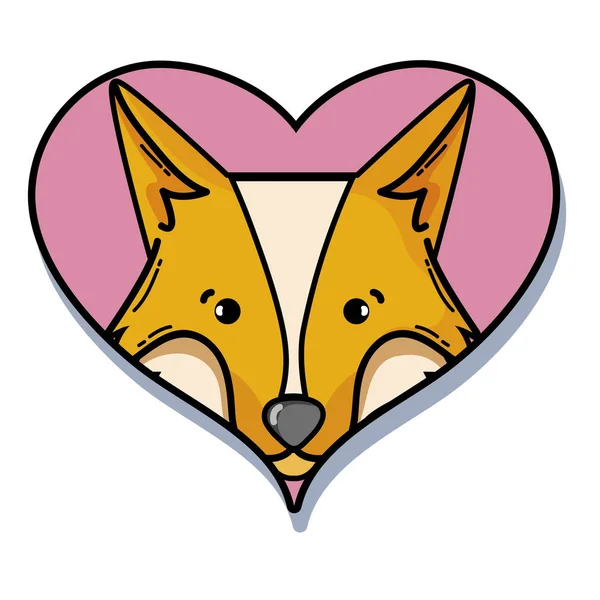 18,552,325 Fox heart Vector Images | Depositphotos