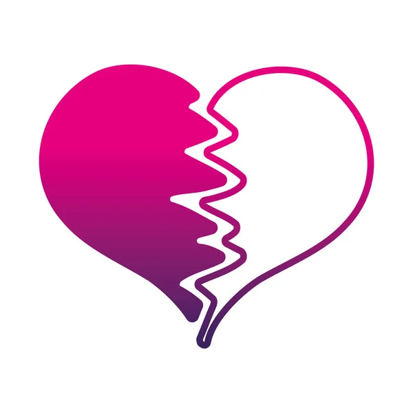 Silueta Roztomilý Zlost Srdce Kawaii Kreslené Vektorové Ilustrace Stock ...