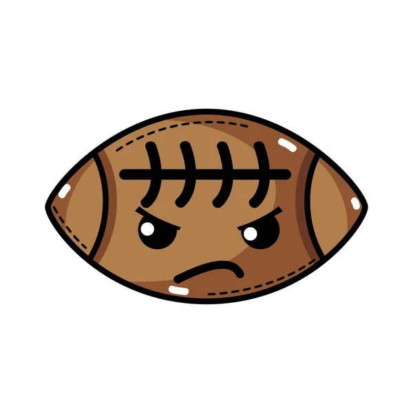 Angry Football Face