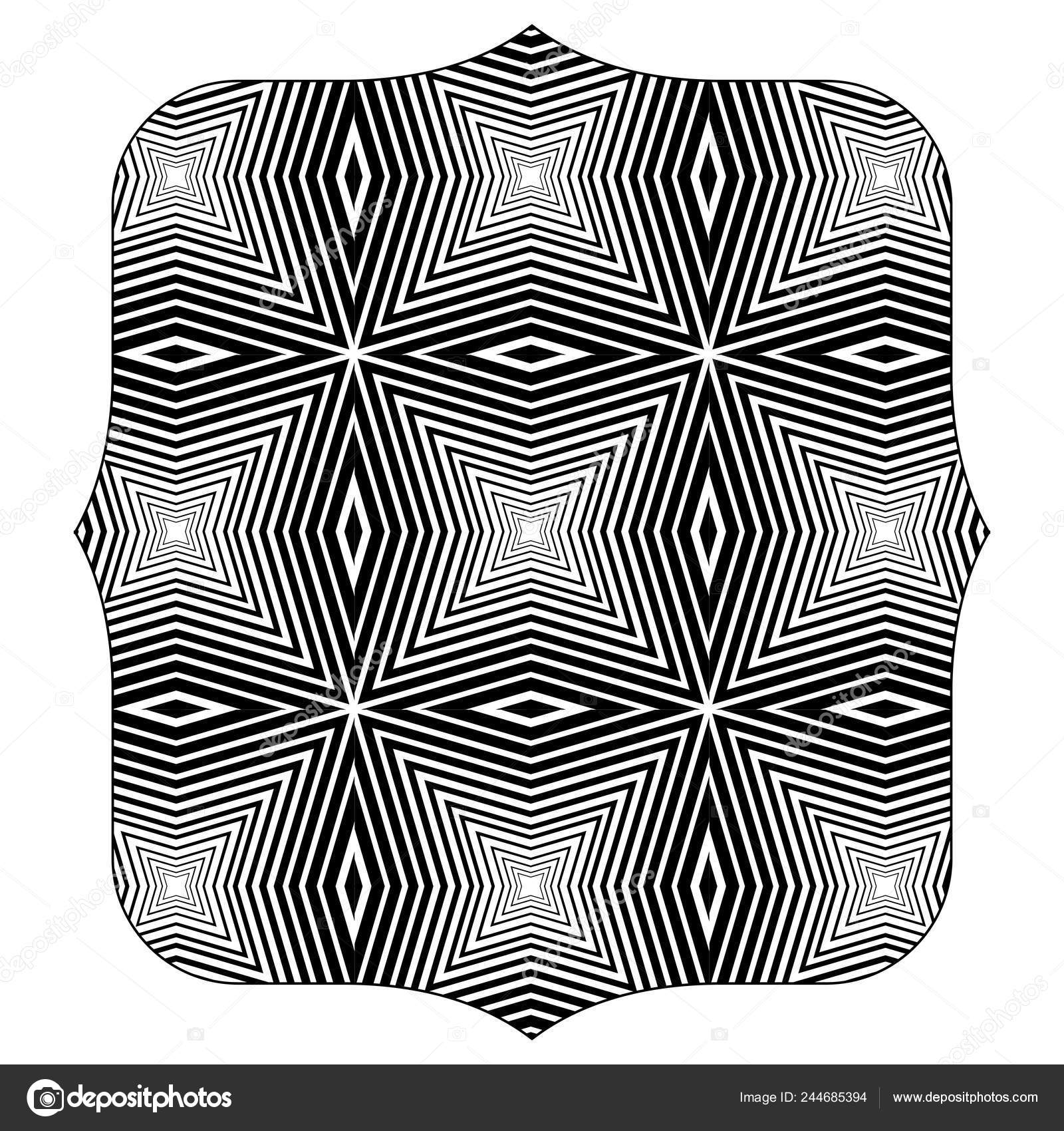 Quadrate Pattern Shapes Graphic Background Design Vector Illustration ...