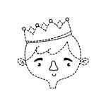 Stick figure queen with glasses Stock Illustration by ©mail.hebstreit ...