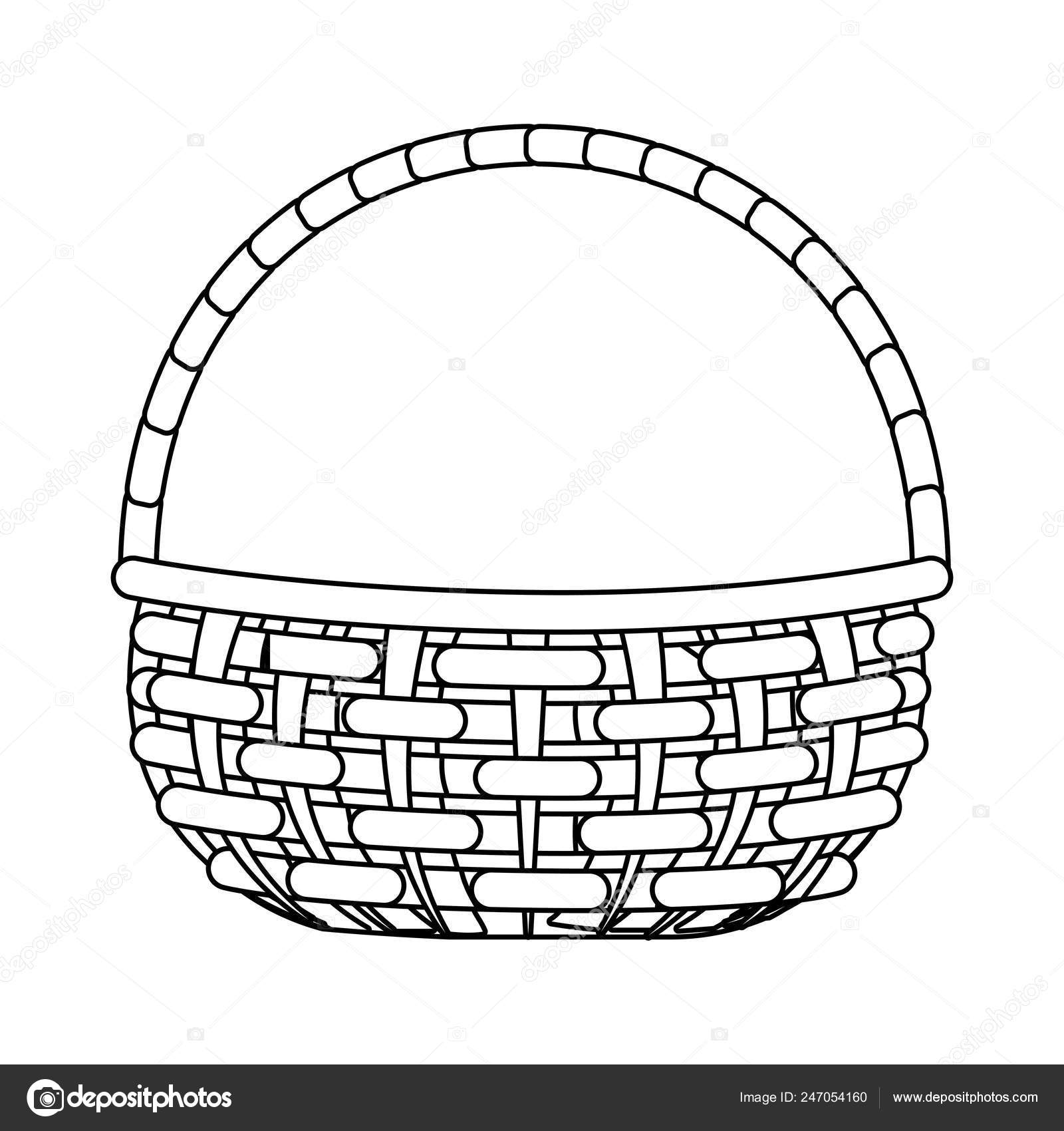 Picknickmand Clipart Zwart Wit Picknickmand 4 Persoons 40x28x20 Cm