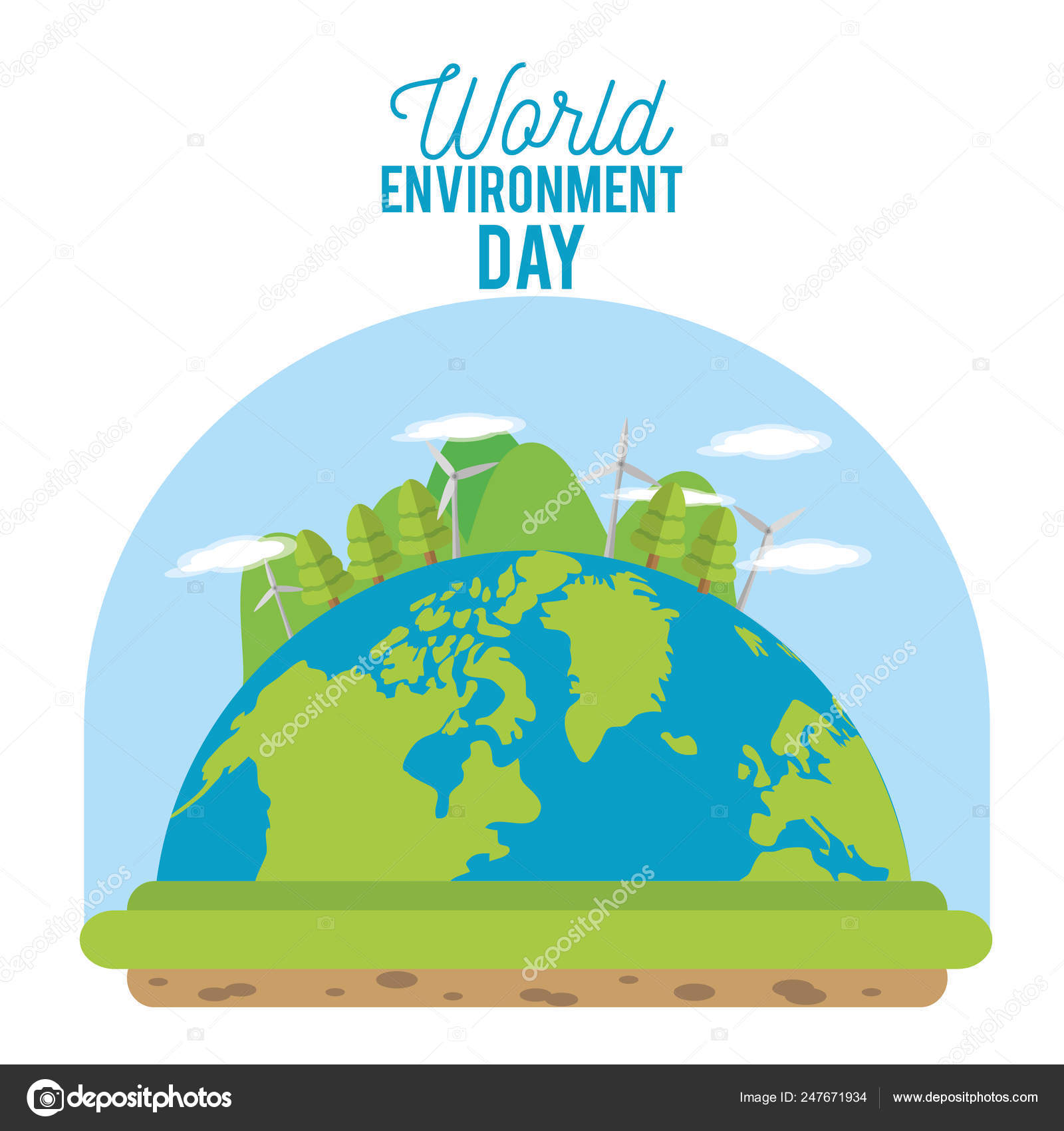 World environment day Stock Vector by ©stockgiu 247671934
