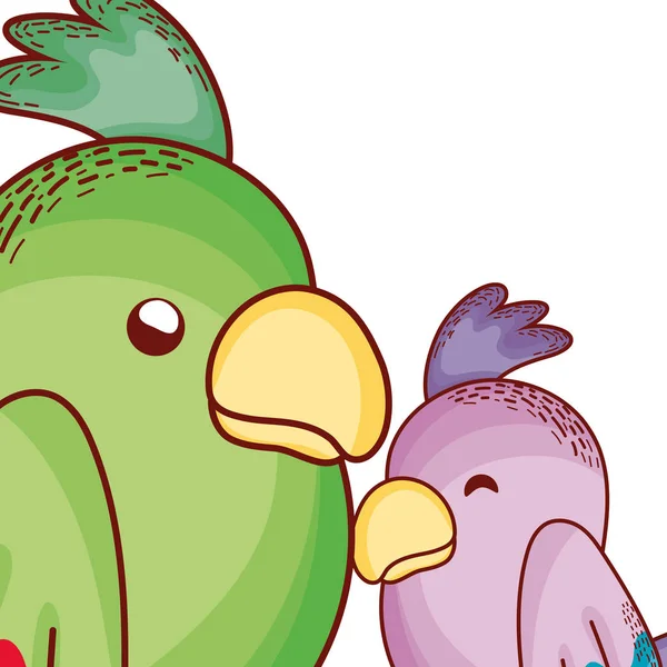 Lindo Perico Calendario Dibujos Animados Vector Ilustración Diseño ...