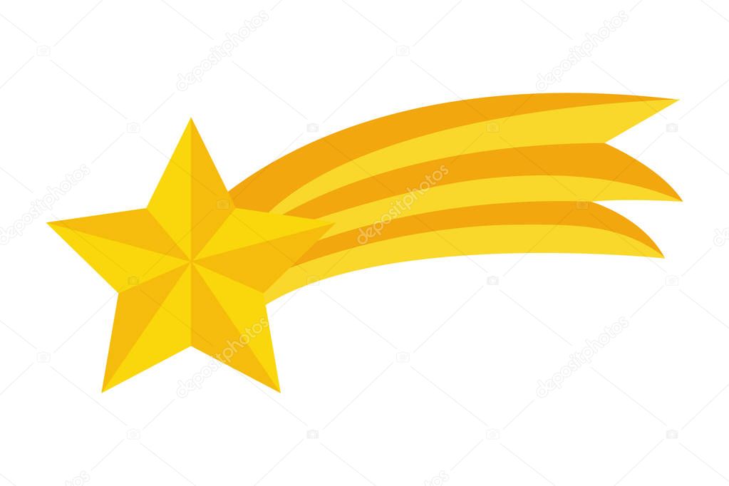 Estrella fugaz de dibujos animados Vector de stock por ©stockgiu 247688356