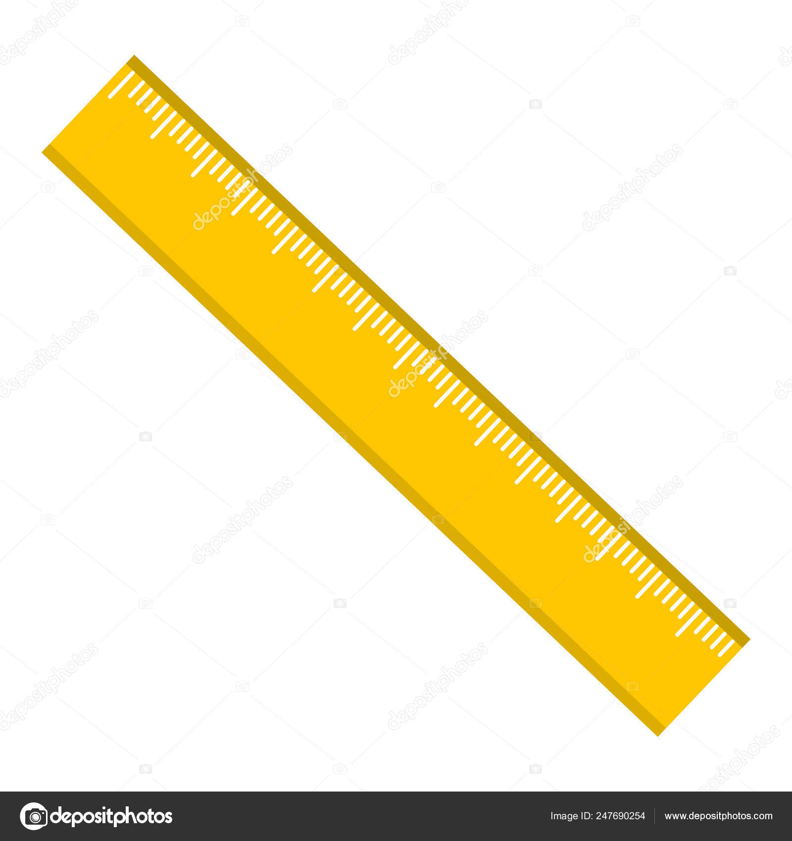 School ruler cartoon Stock Vector by ©stockgiu 247690254