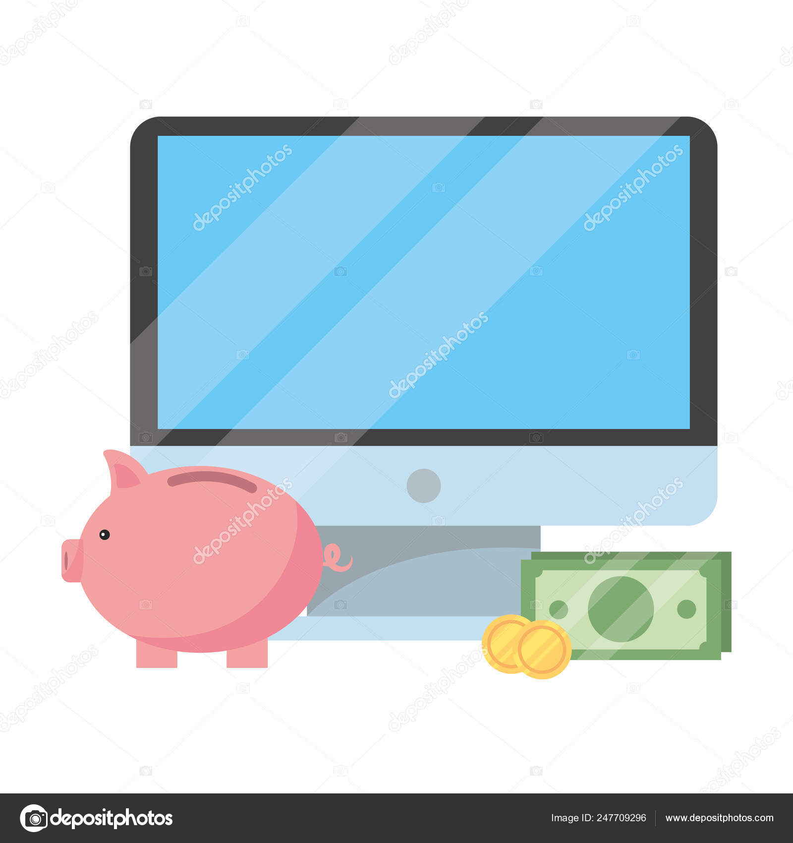 Money bills cartoon Stock Vector Image by ©stockgiu #247709296