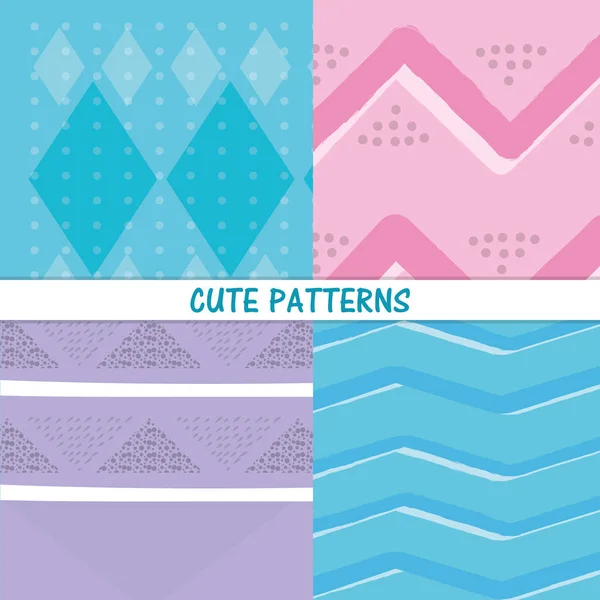 Cute patterns backgrounds Stock Vector by ©stockgiu 247677214