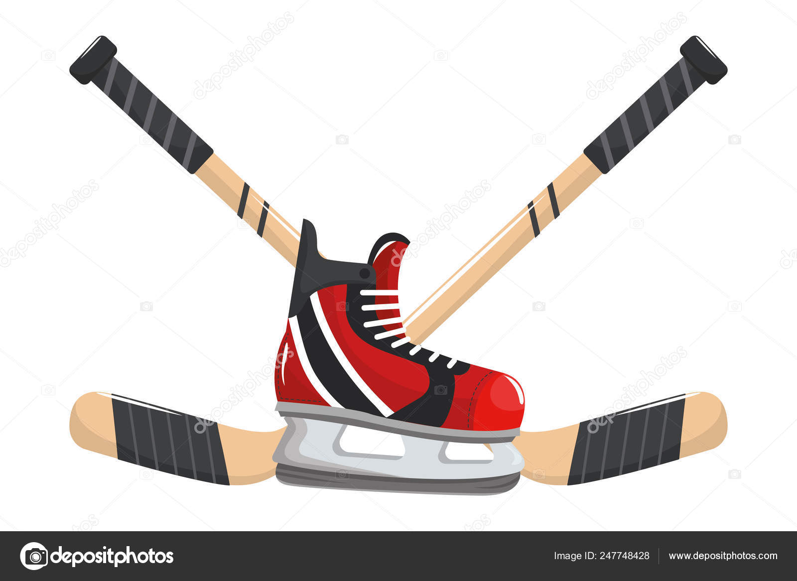Dibujos Animados De Hockey Sobre Hielo 15 Hockey Goalie Save High Res