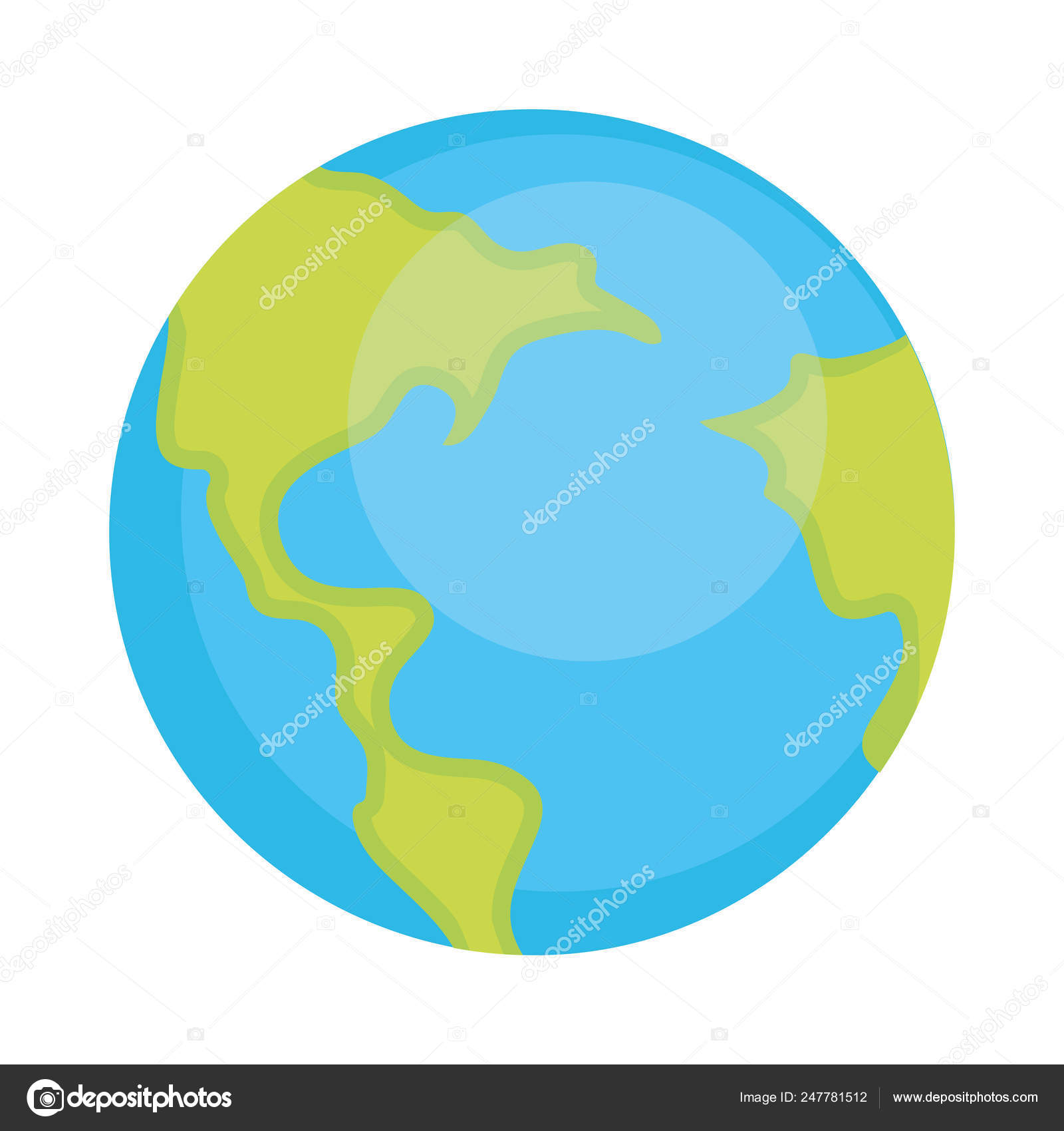 School world map cartoon Stock Vector by ©stockgiu 247781512