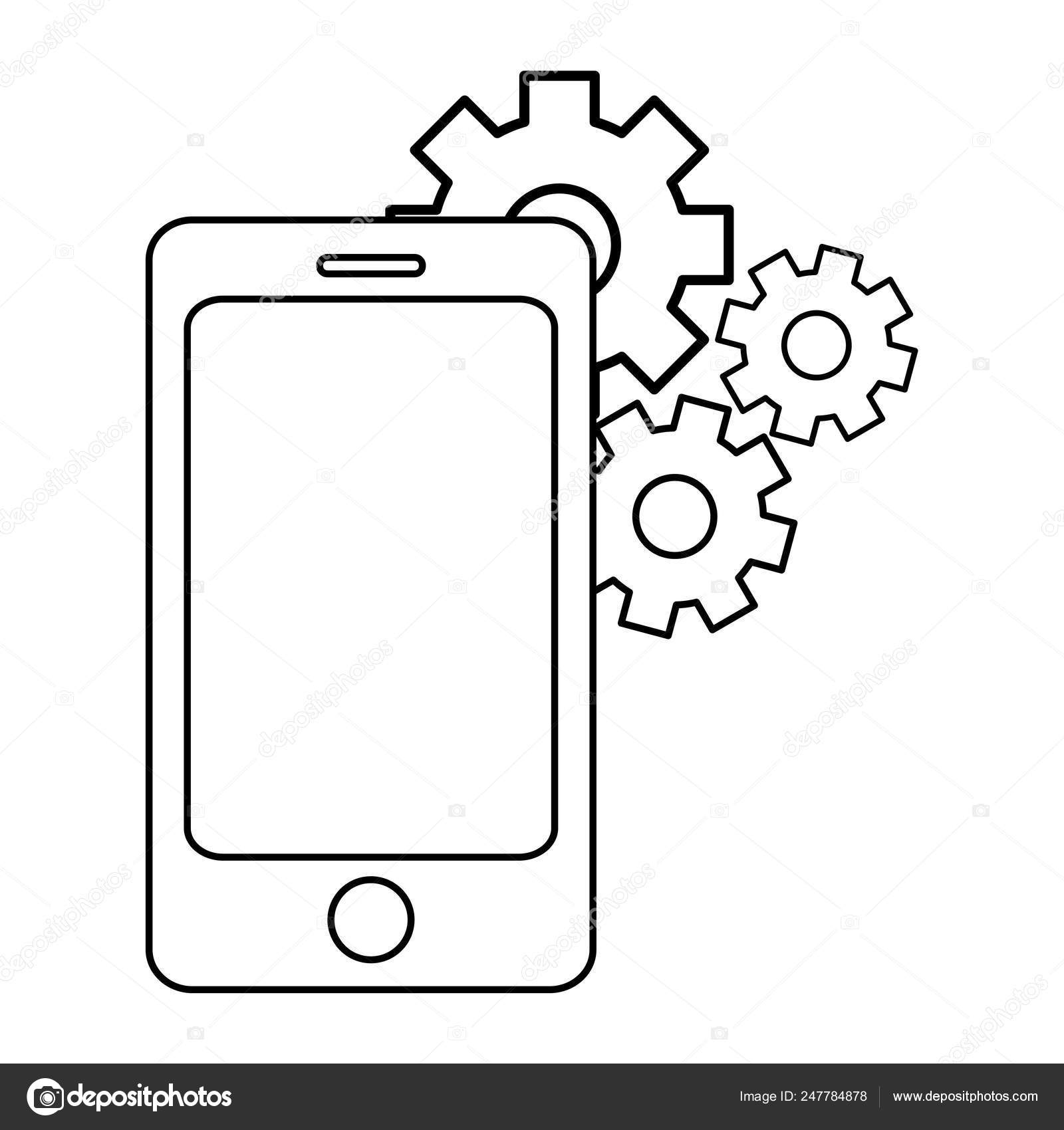 Technology computer support cartoon Stock Vector by ©stockgiu 247784878