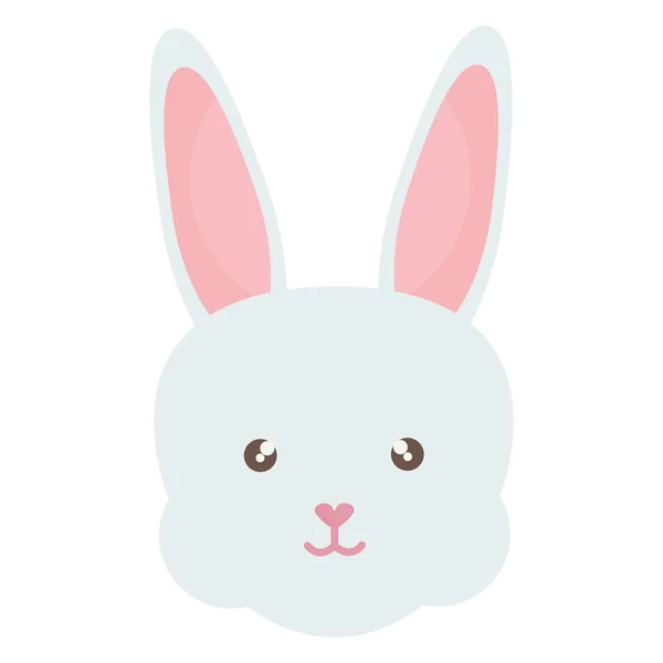 Cute rabbit head character Stock Vector by ©stockgiu 249987284