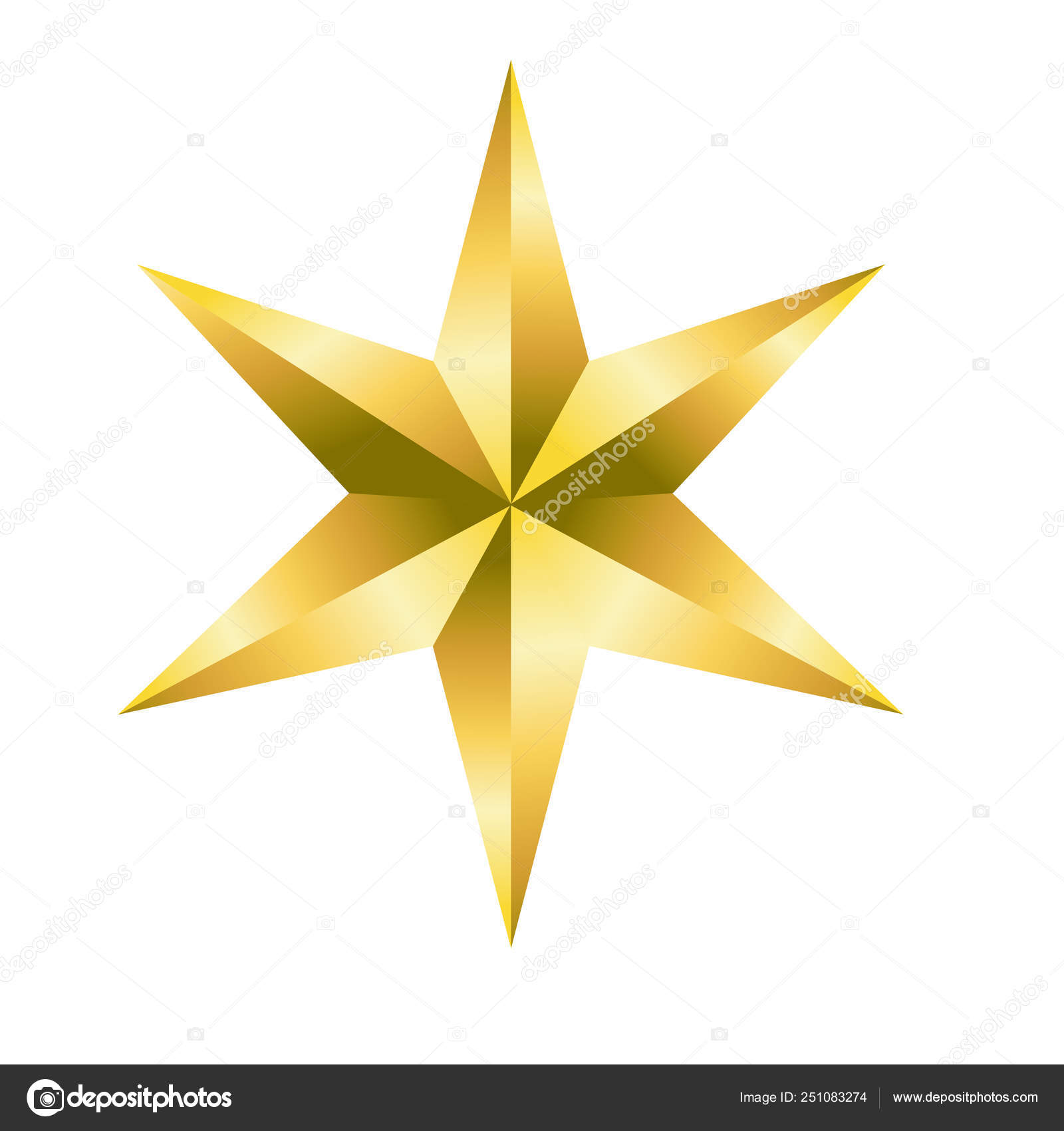 Isolated star design Stock Vector Image by ©stockgiu #251083274