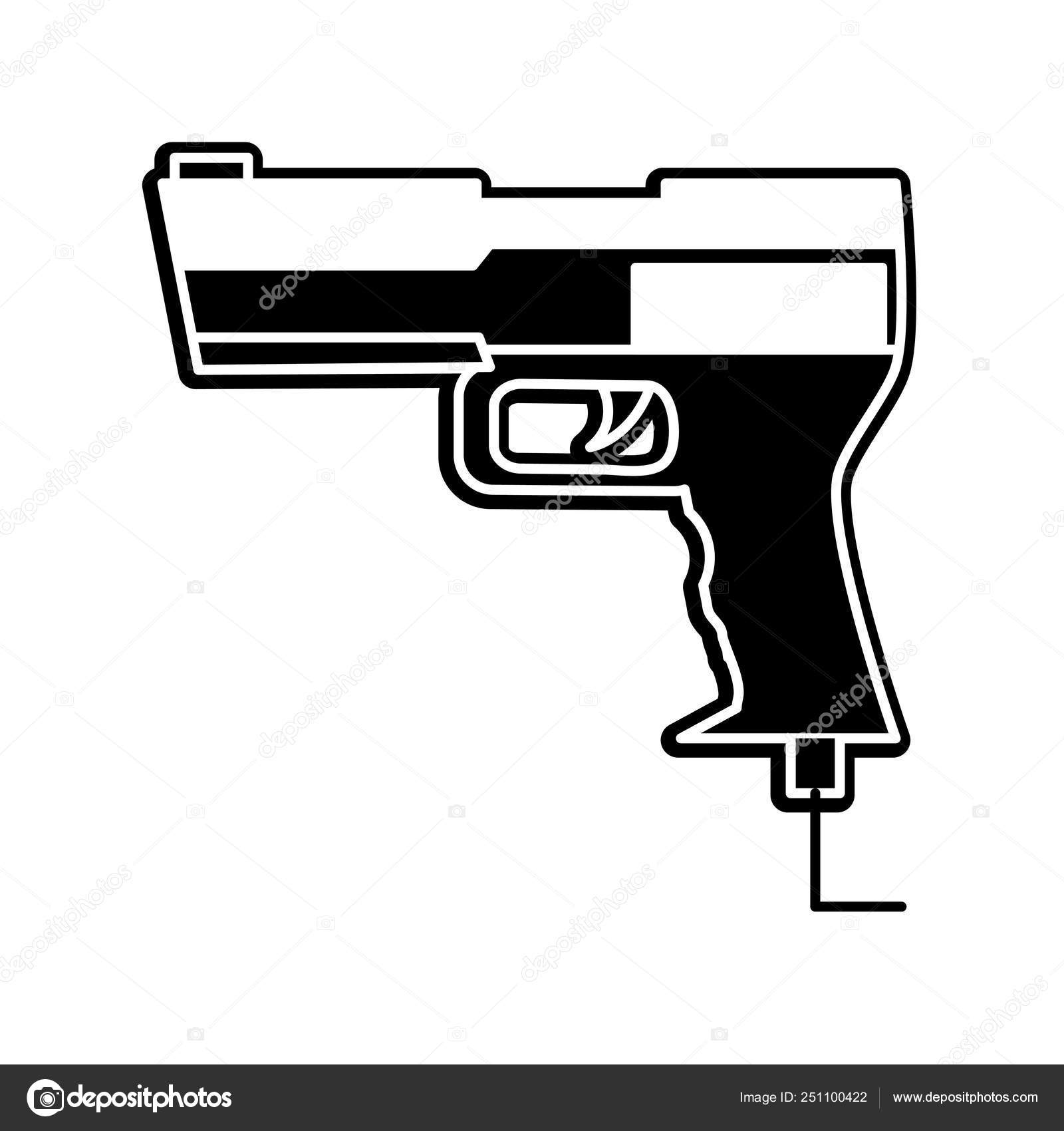 Toy gun design Stock Vector by ©stockgiu 251100422