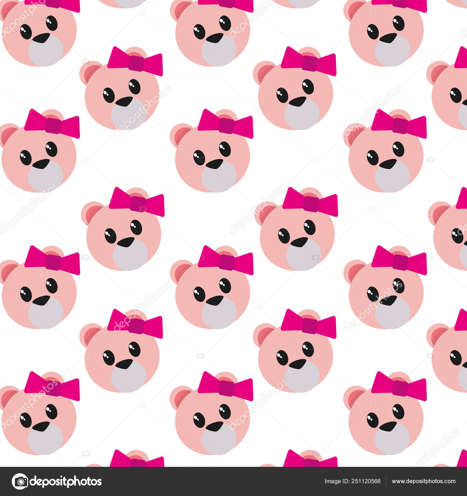 Bear cartoon background Stock Illustration by ©stockgiu #251120566