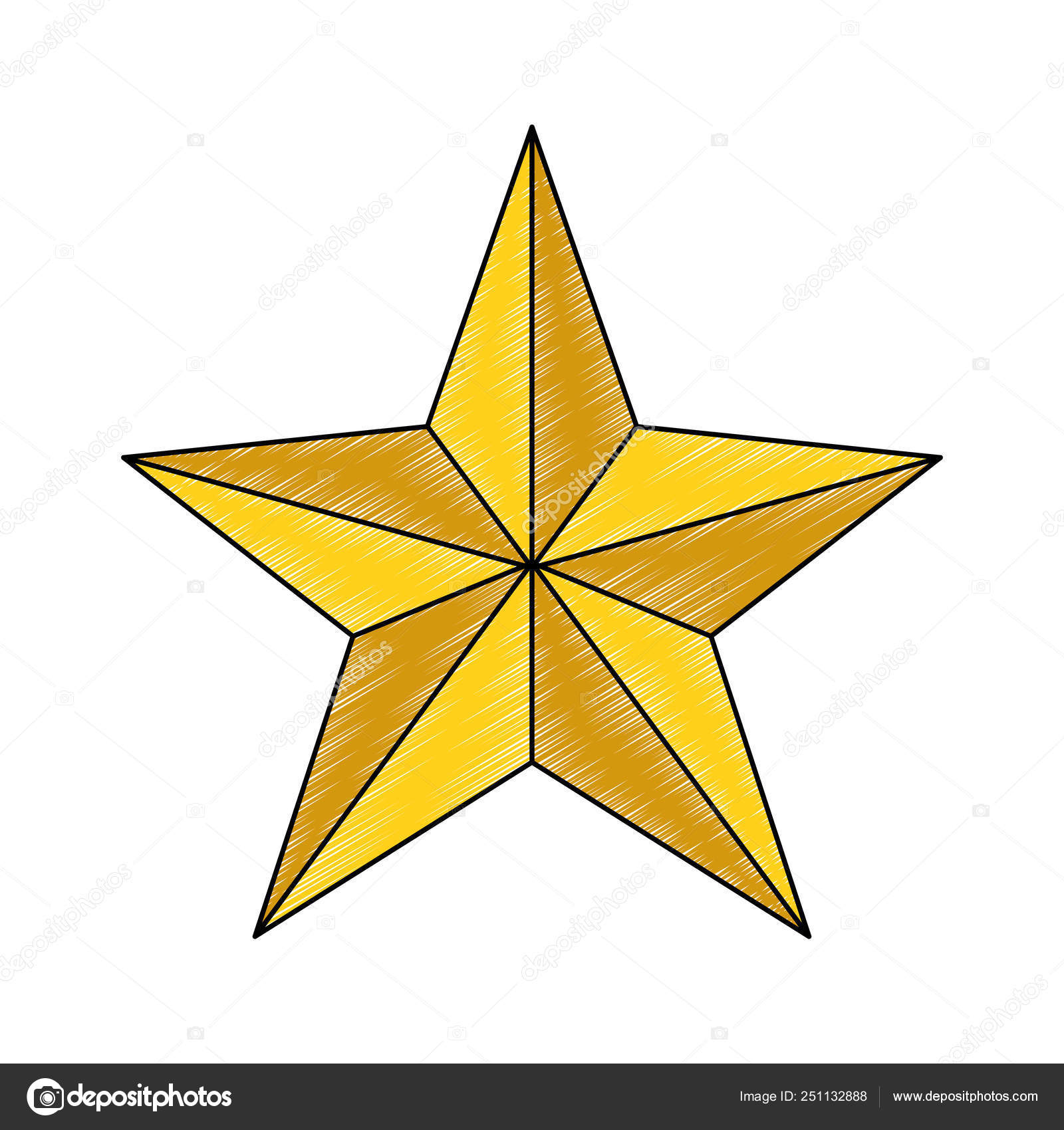 Isolated star design Stock Vector Image by ©stockgiu #251132888