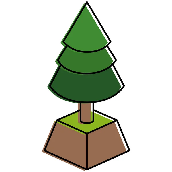 Tree isometric outline Stock Photos, Royalty Free Tree isometric outline Images | Depositphotos