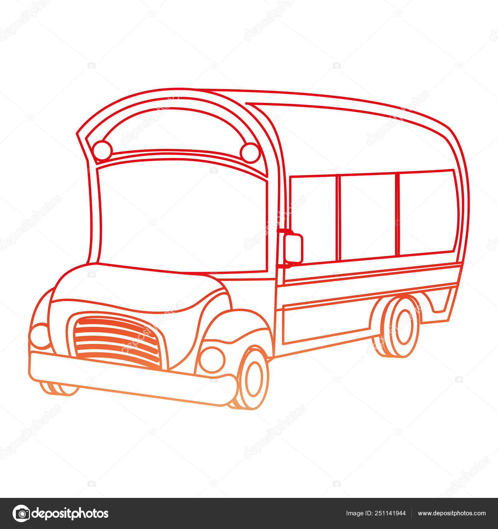 School bus design Stock Vector by ©stockgiu 251141944