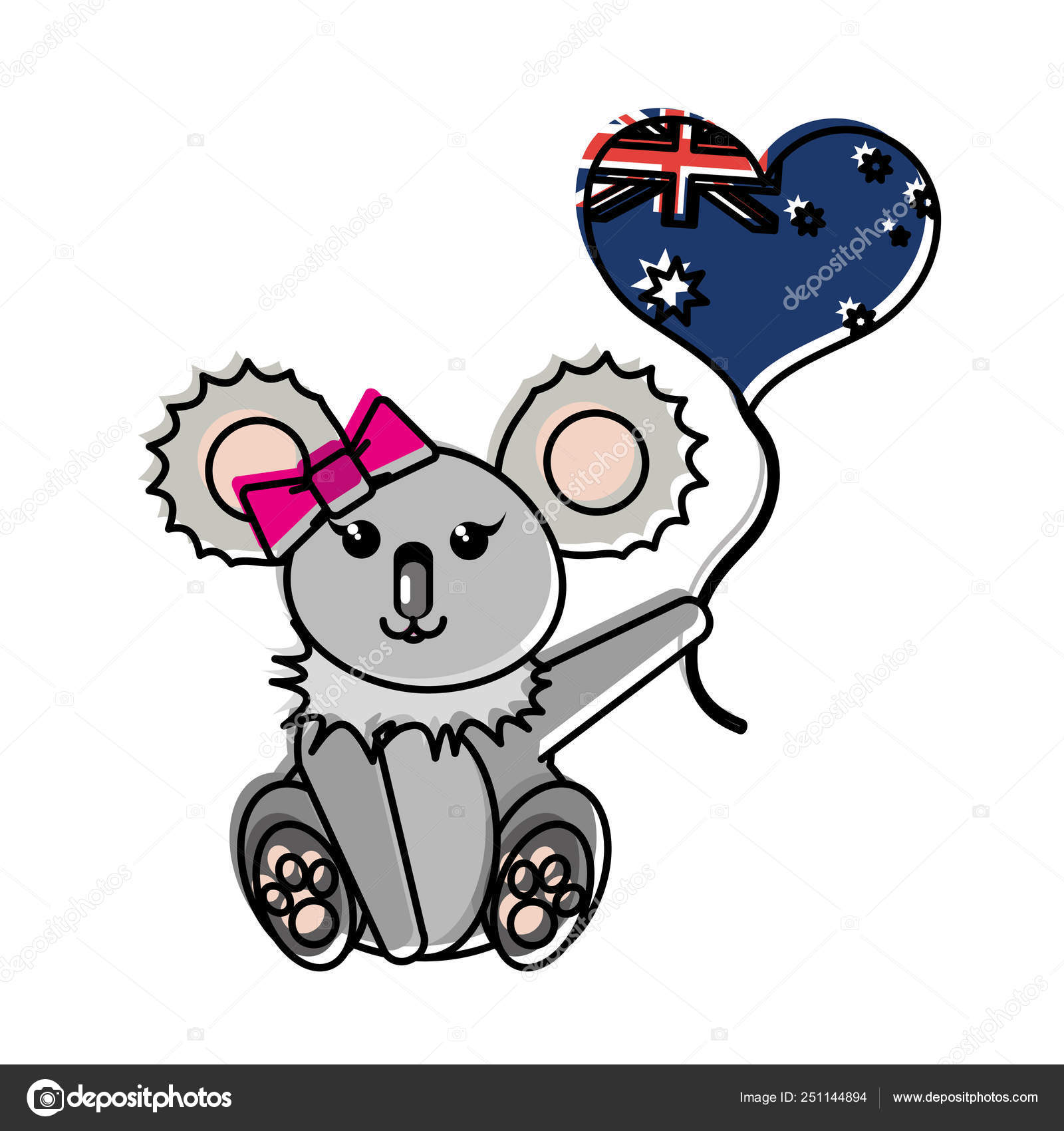 Australian koala design Stock Vector by ©stockgiu 251144894