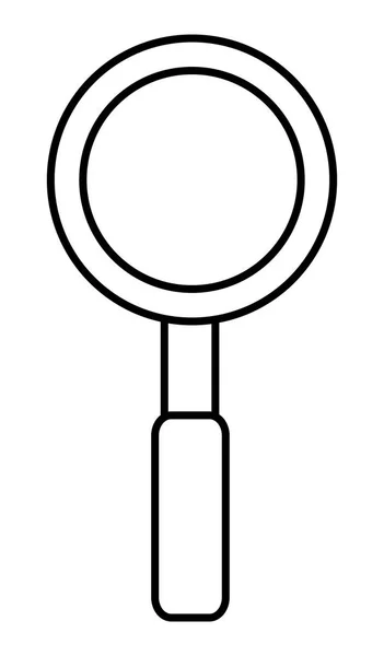 Lupe Tool Search Magnifying Glass Theme Isolated Design Vector ...