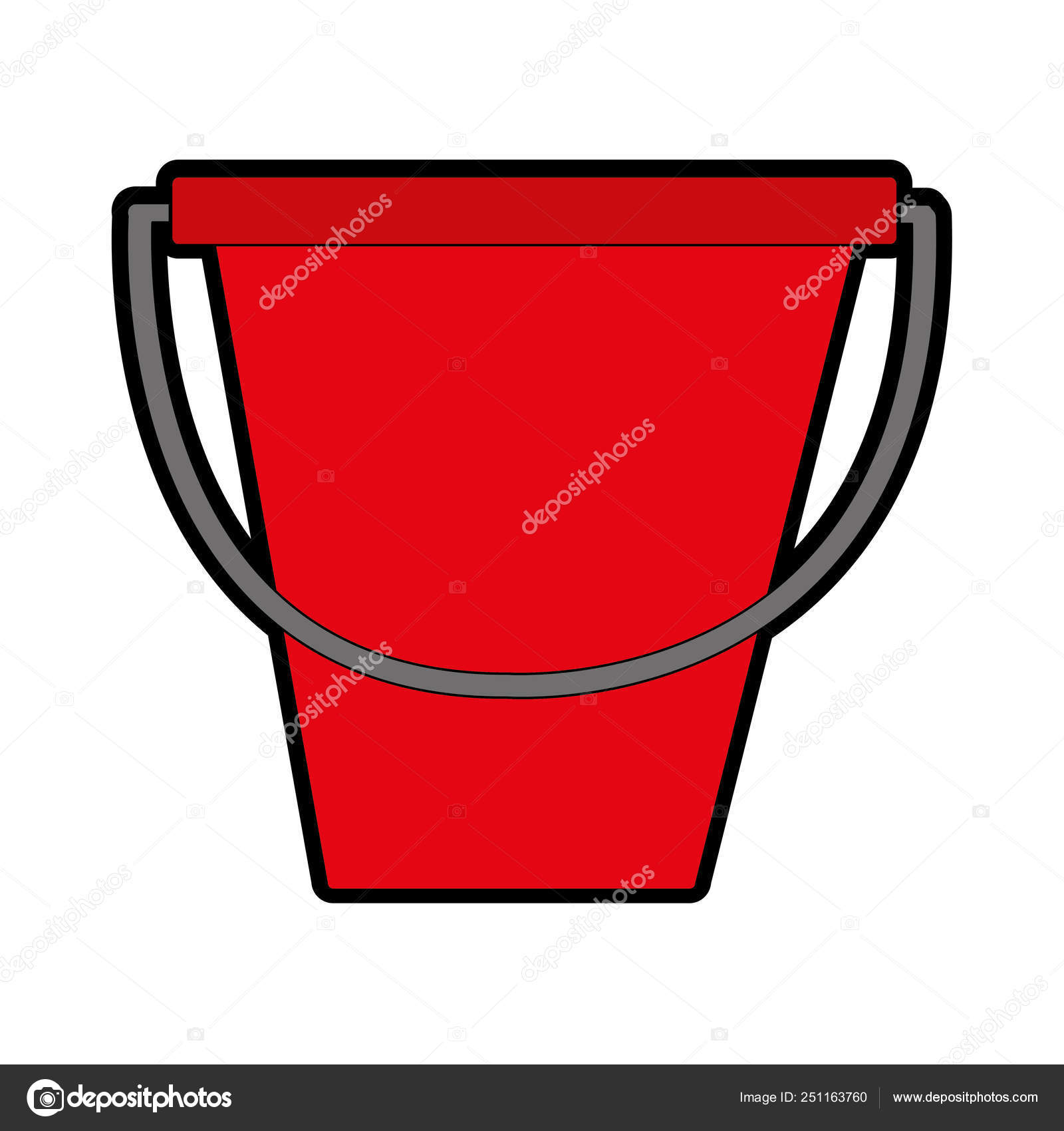 Isolated sandbucket design Stock Vector by ©stockgiu 251163760