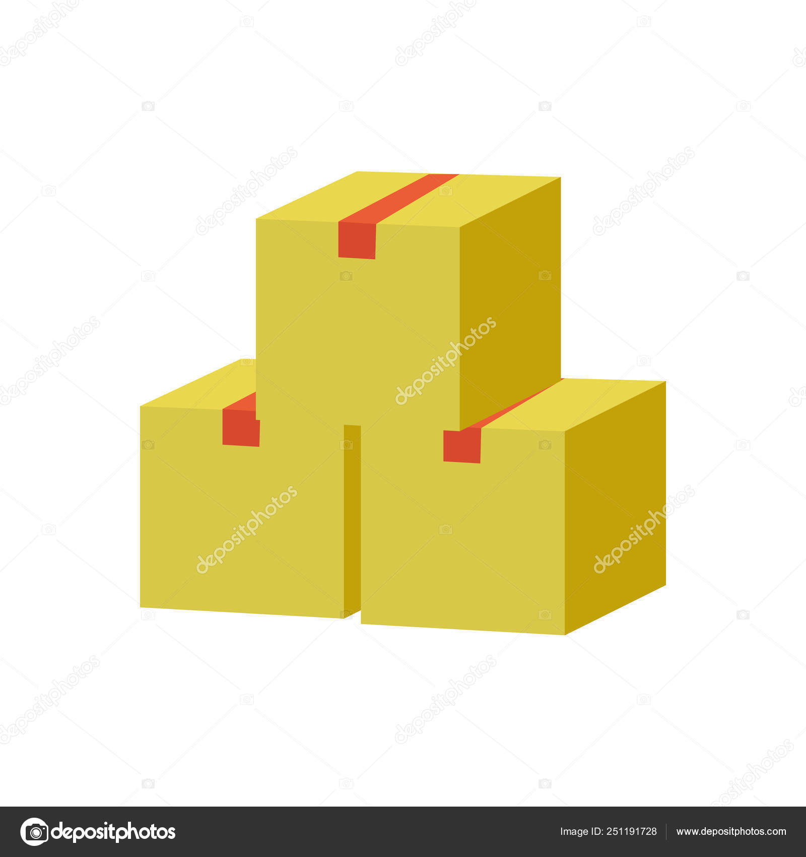 Isolated box design Stock Vector by ©stockgiu 251191728