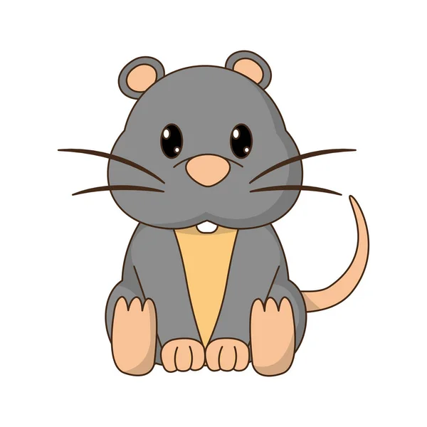 Full color mouse head cute animal character Stock Vector by ©stockgiu ...