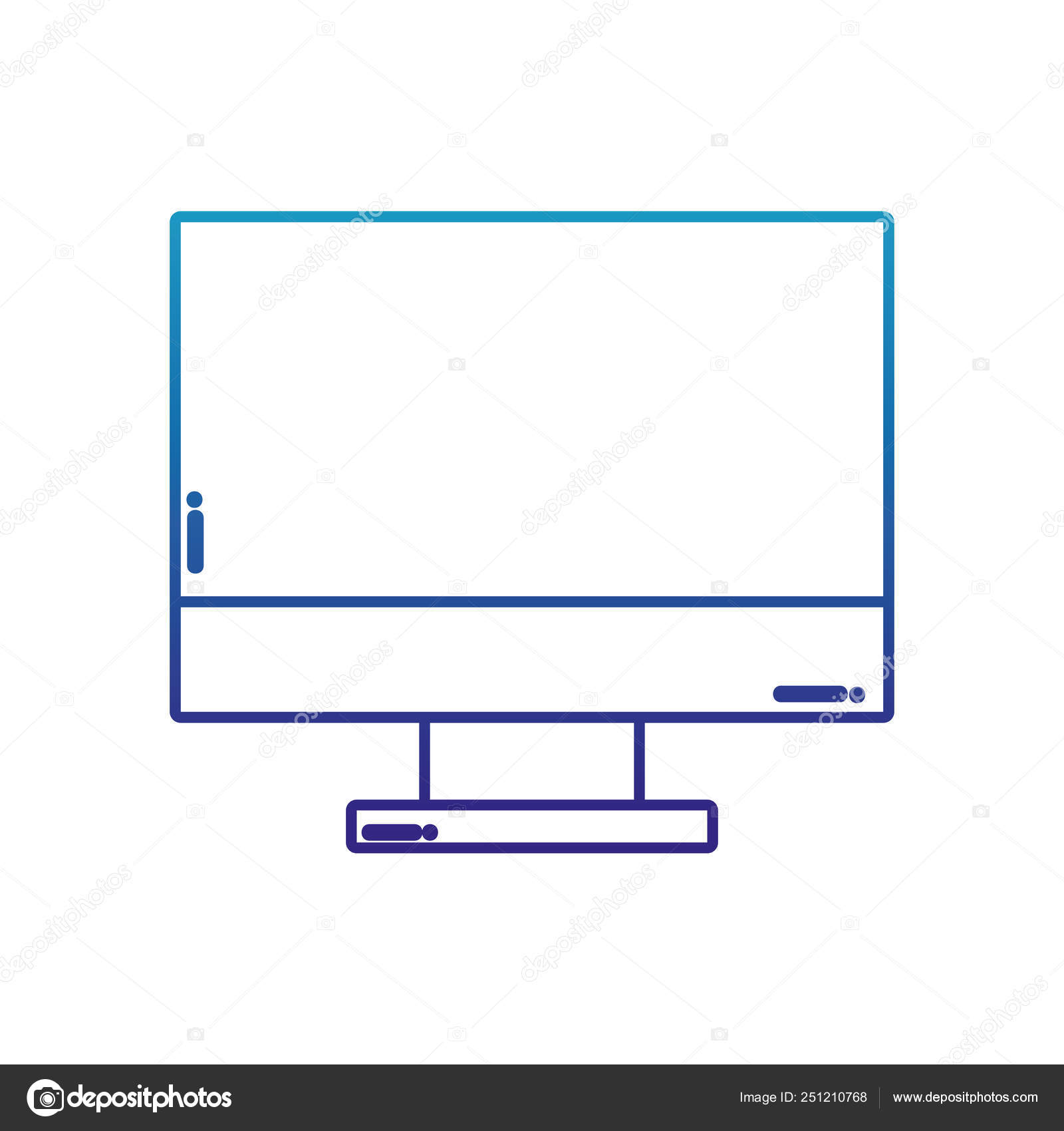Degraded line electronic screen computer technology pc Stock Vector by ...