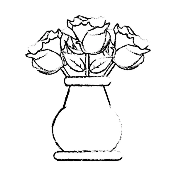Draw A Rose Flower Pot | Best Flower Site