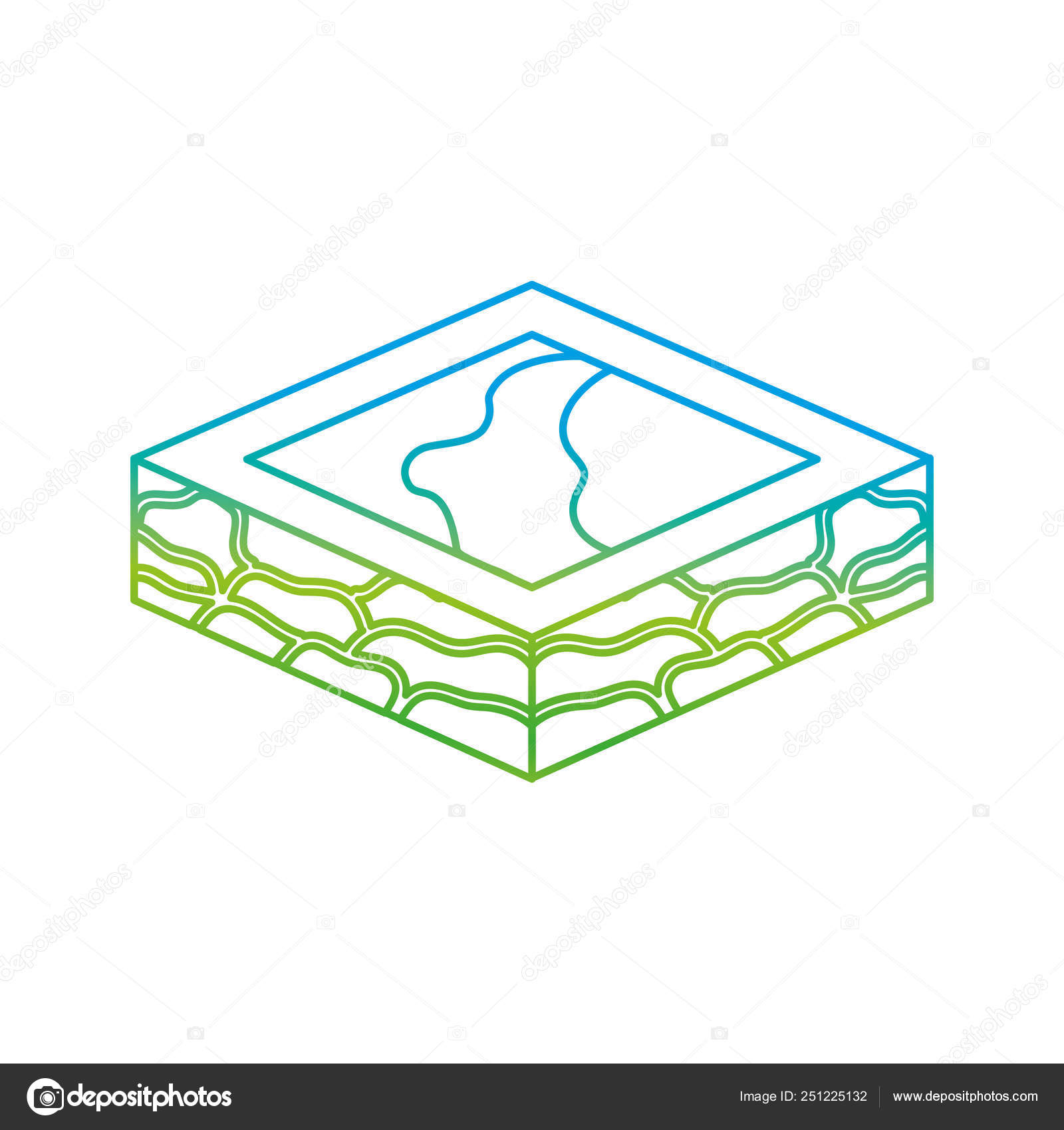 Isometric water source design Stock Vector by ©stockgiu 251225132