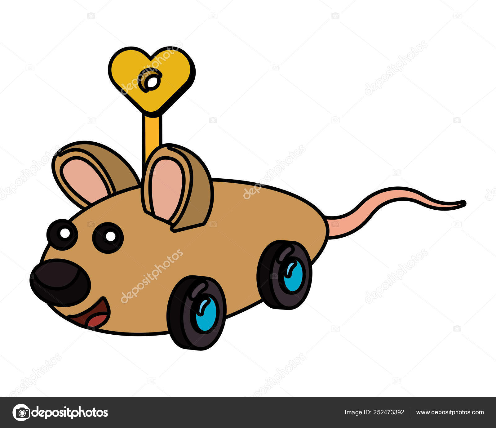Mouse Toy Cartoon Vector Illustration Graphic Design ⬇ Vector Image by ...