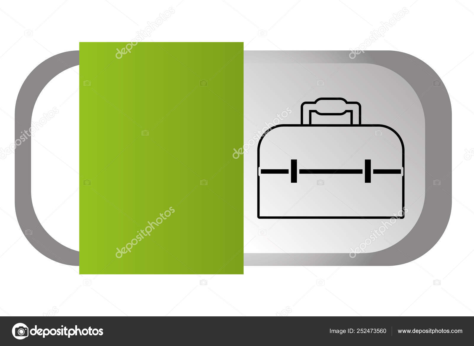 Executive Koffer Infografik Layout Cartoon Vektor Illustration Grafik ...