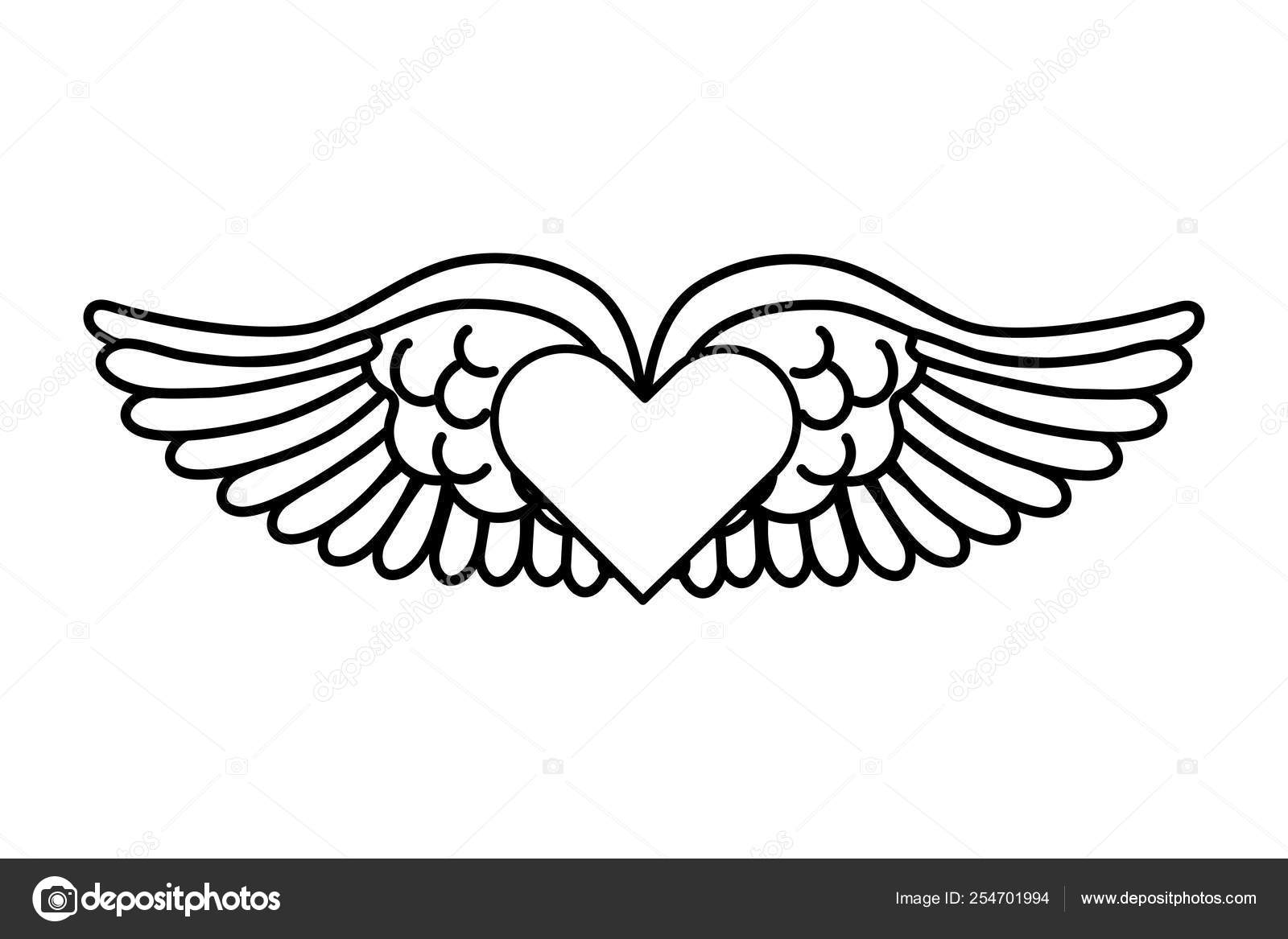 Tegninger I Blyant Av Hjerter Med Vinger Hvordan Velge Blyant