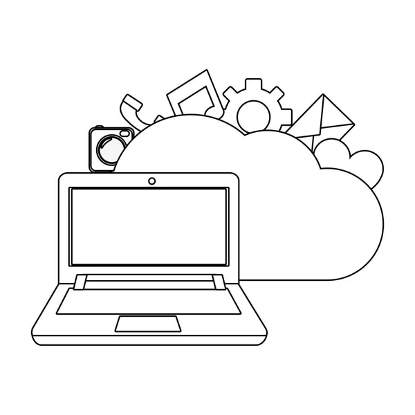 Tecnología informática dibujos animados Vector de stock por ©stockgiu ...