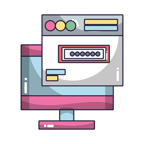 Technology computing cartoon Stock Vector by ©stockgiu 247763122