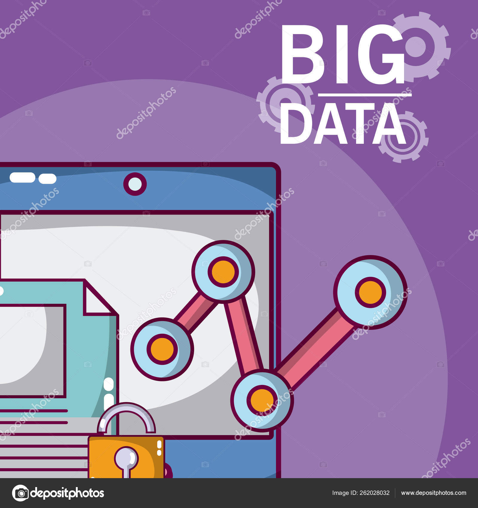 Big data technology concept Stock Vector by ©stockgiu 262028032