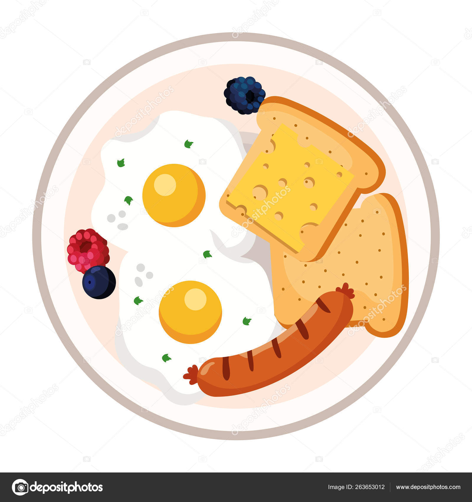 Desayuno Dibujo Animado