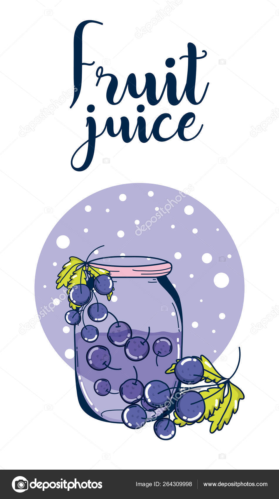 Fruit juice card Stock Vector Image by ©stockgiu #264309998