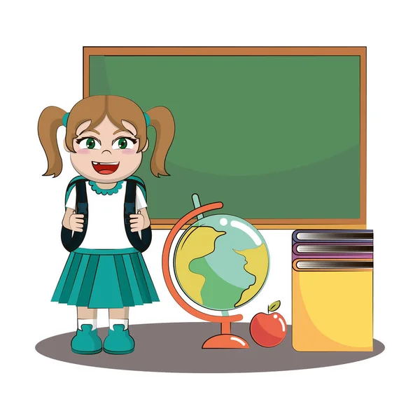 Dibujos animados de la escuela primaria Vector de stock #263948392 de ...