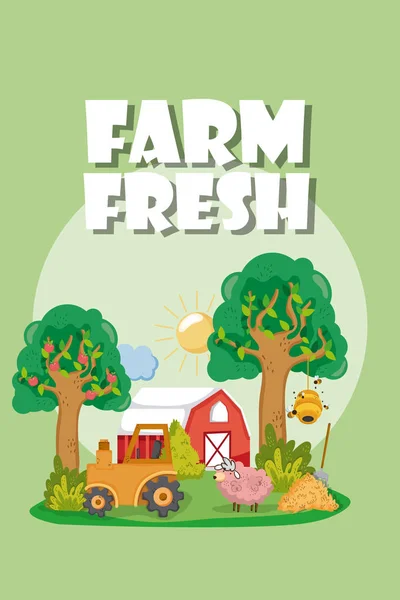 Farm fresh cartoons Stock Vector by ©stockgiu 268900292