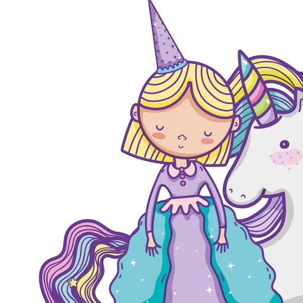 Cute magic princess cartoon Stock Illustration by ©stockgiu #286337432