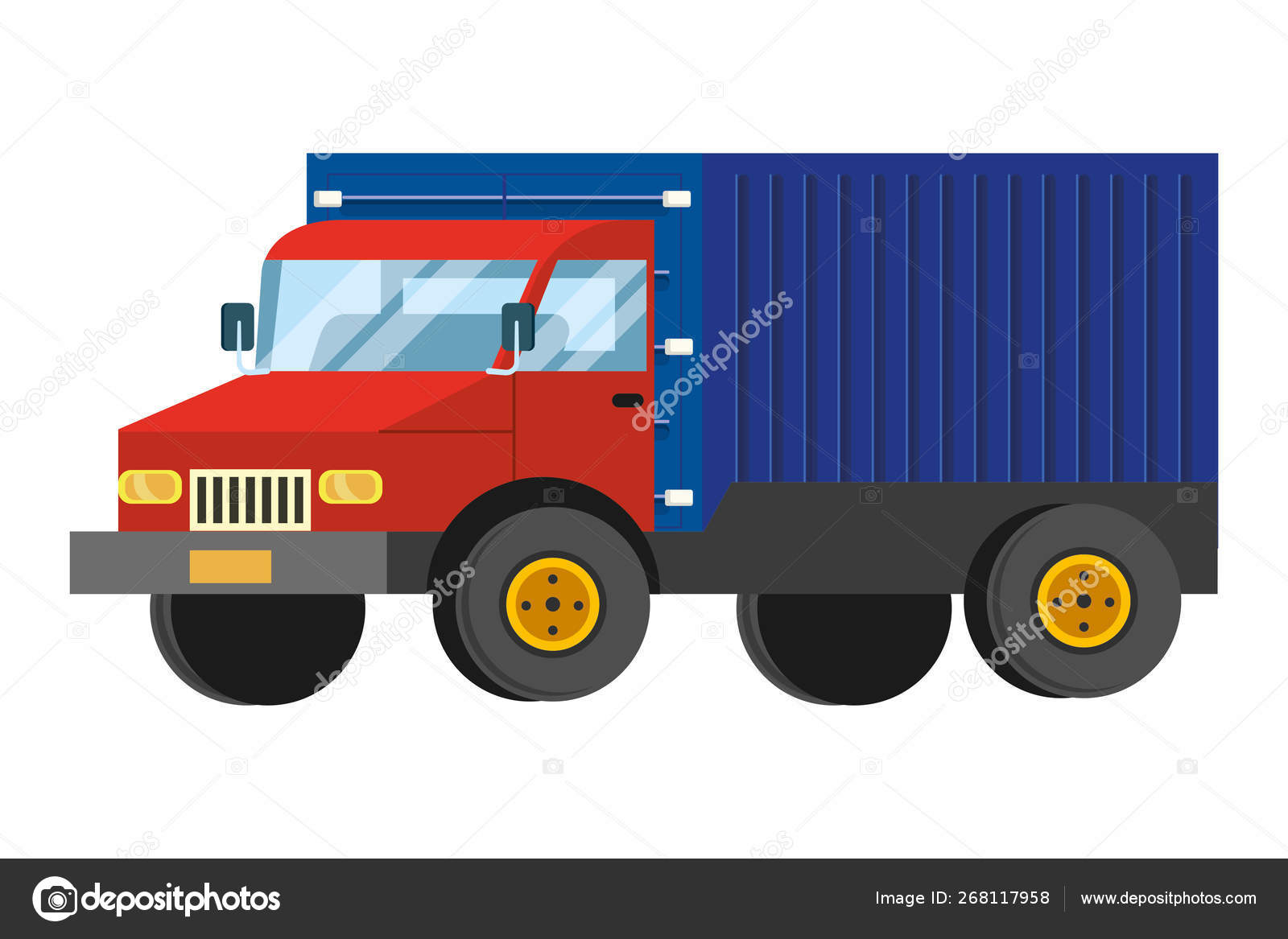 Imágenes De Dibujos Animados De Camiones En Movimiento