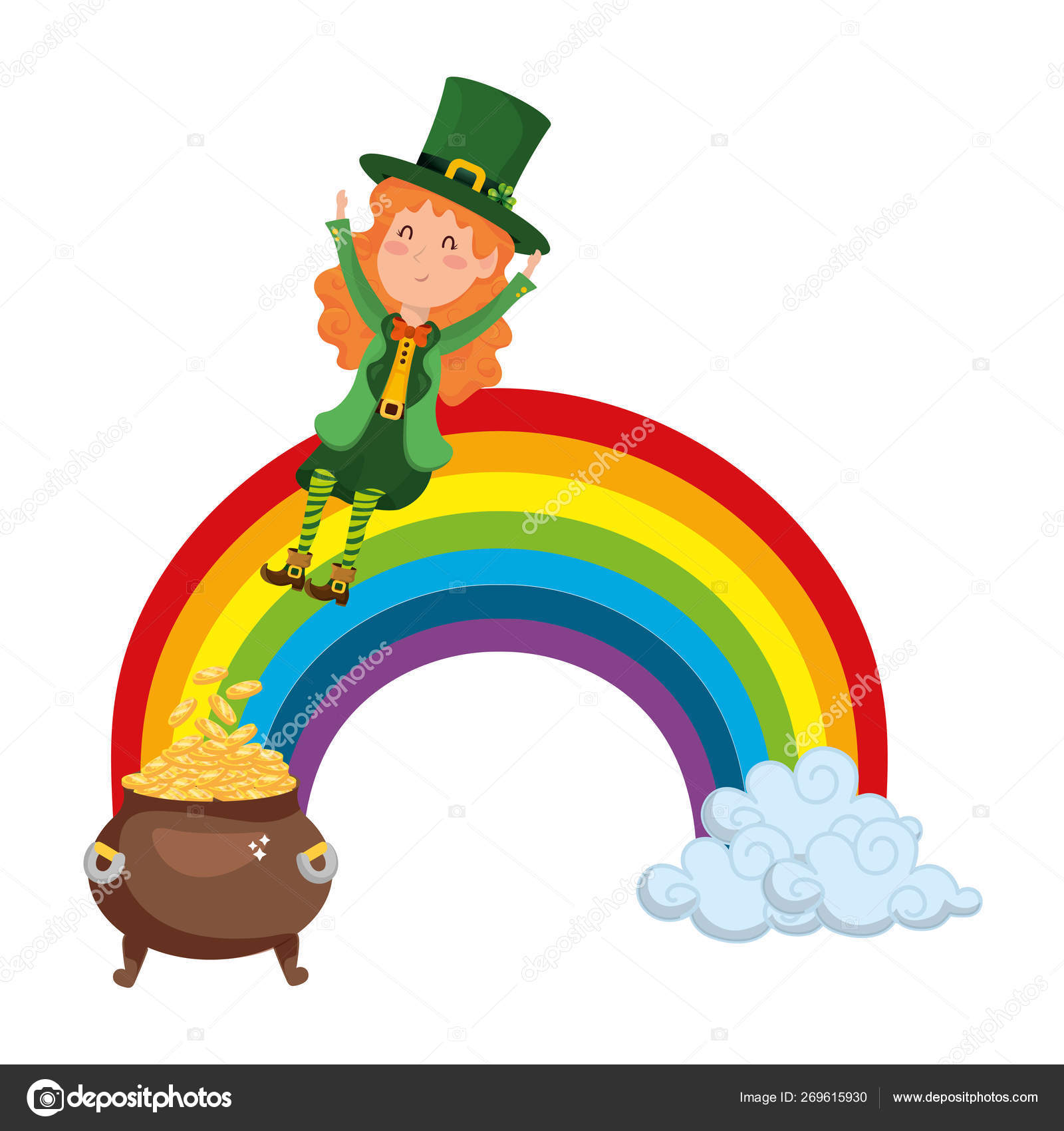 St patricks day cartoon Stock Vector Image by ©stockgiu #269615930