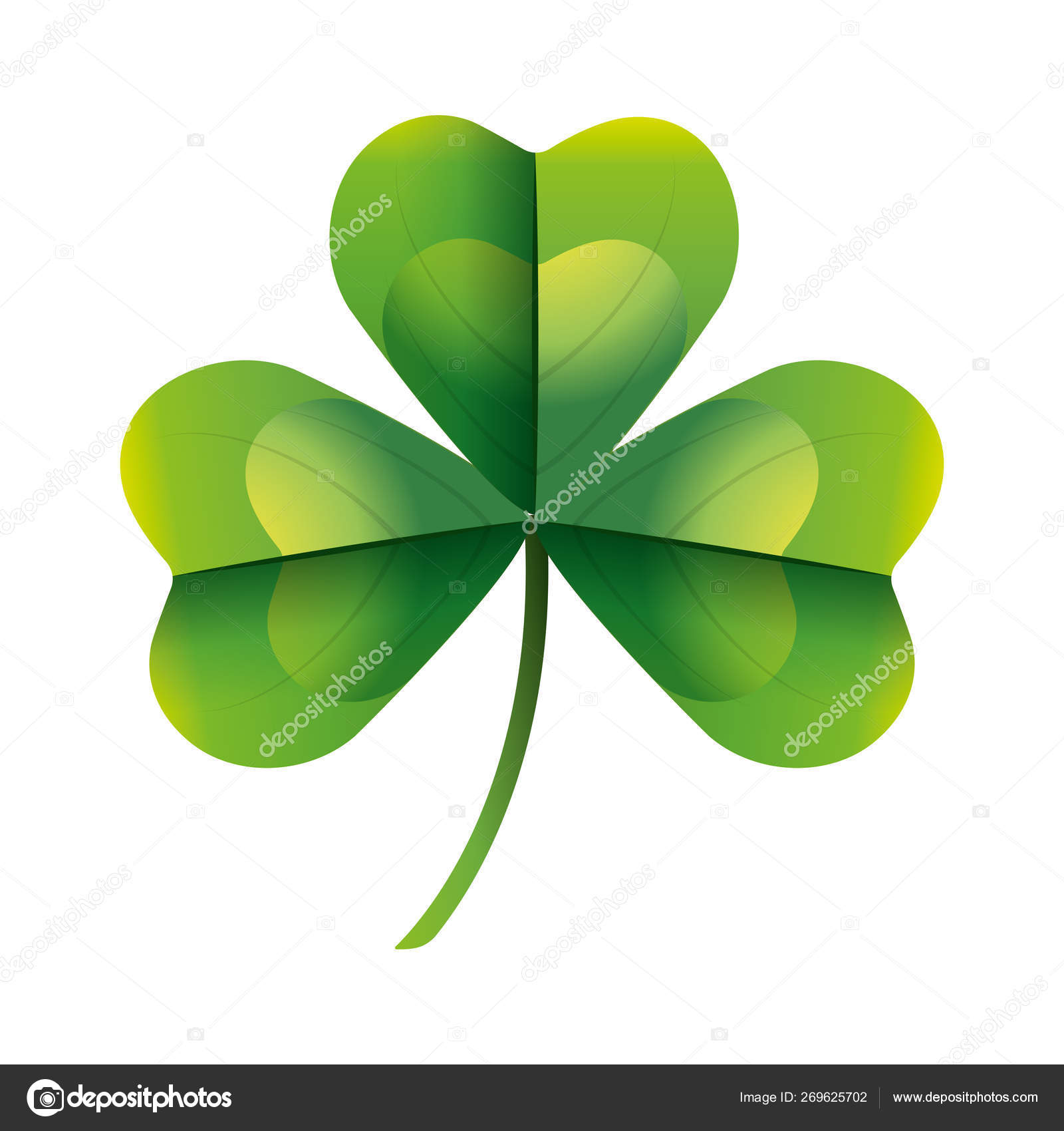 Three leaf clover Stock Vector by ©stockgiu 269625702