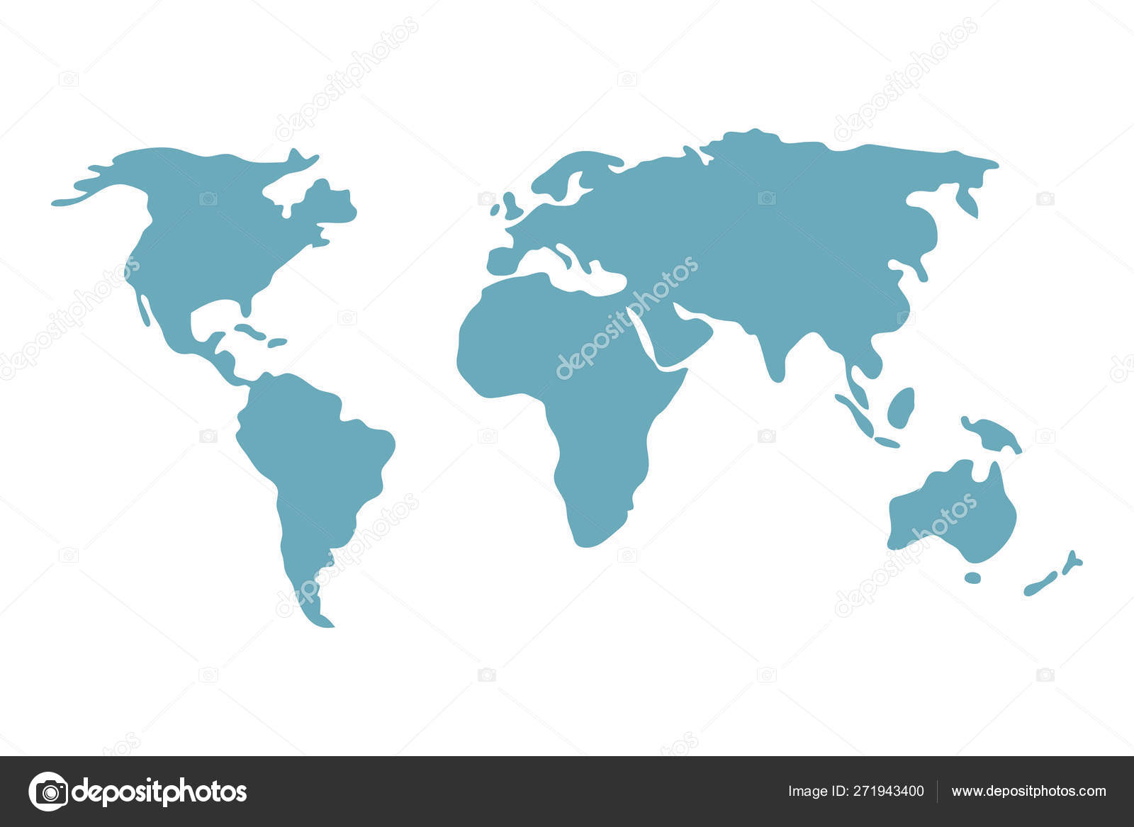 Isolated map design Stock Vector by ©stockgiu 271943400