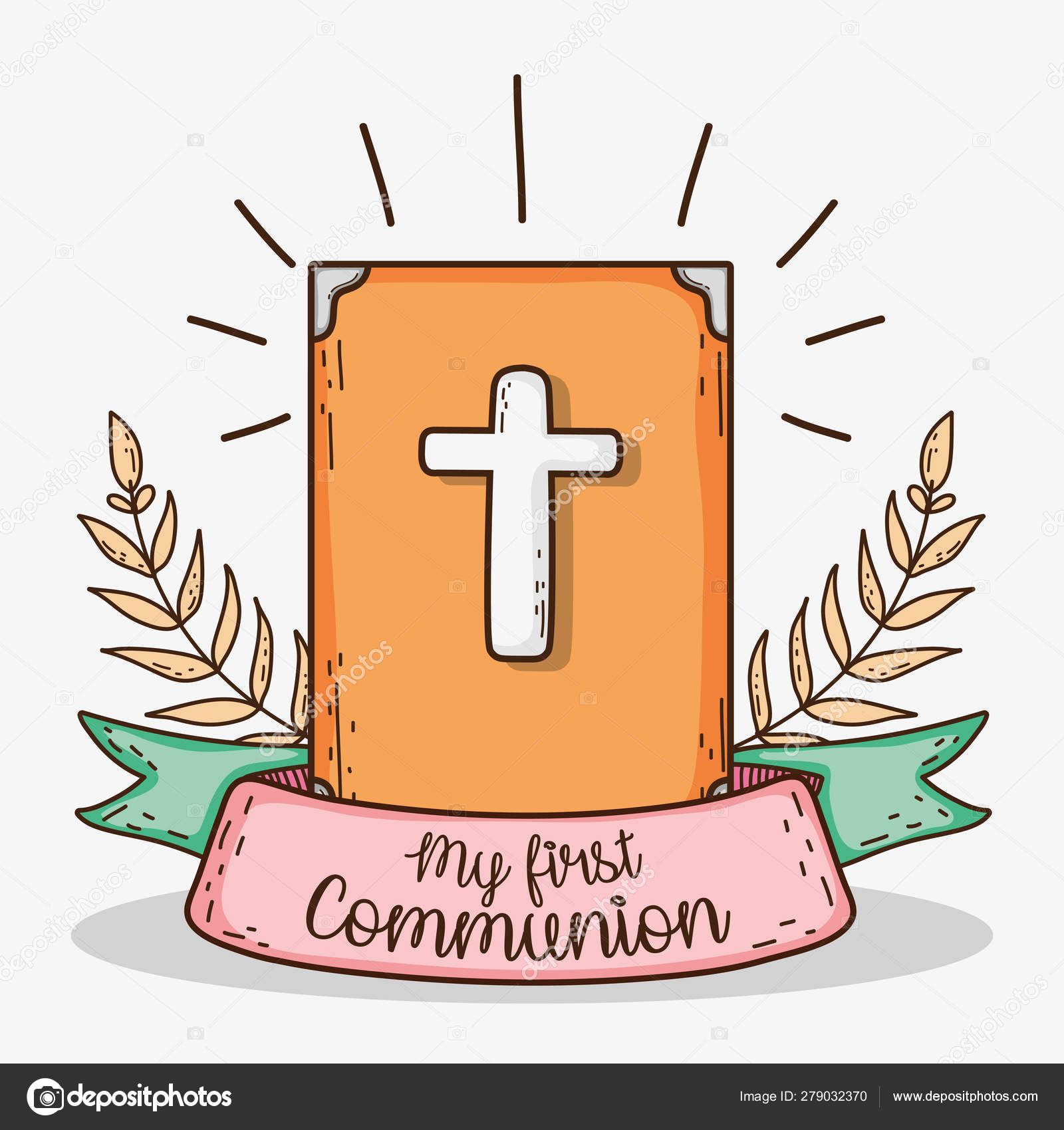 Clipart De Cruz De Comunión