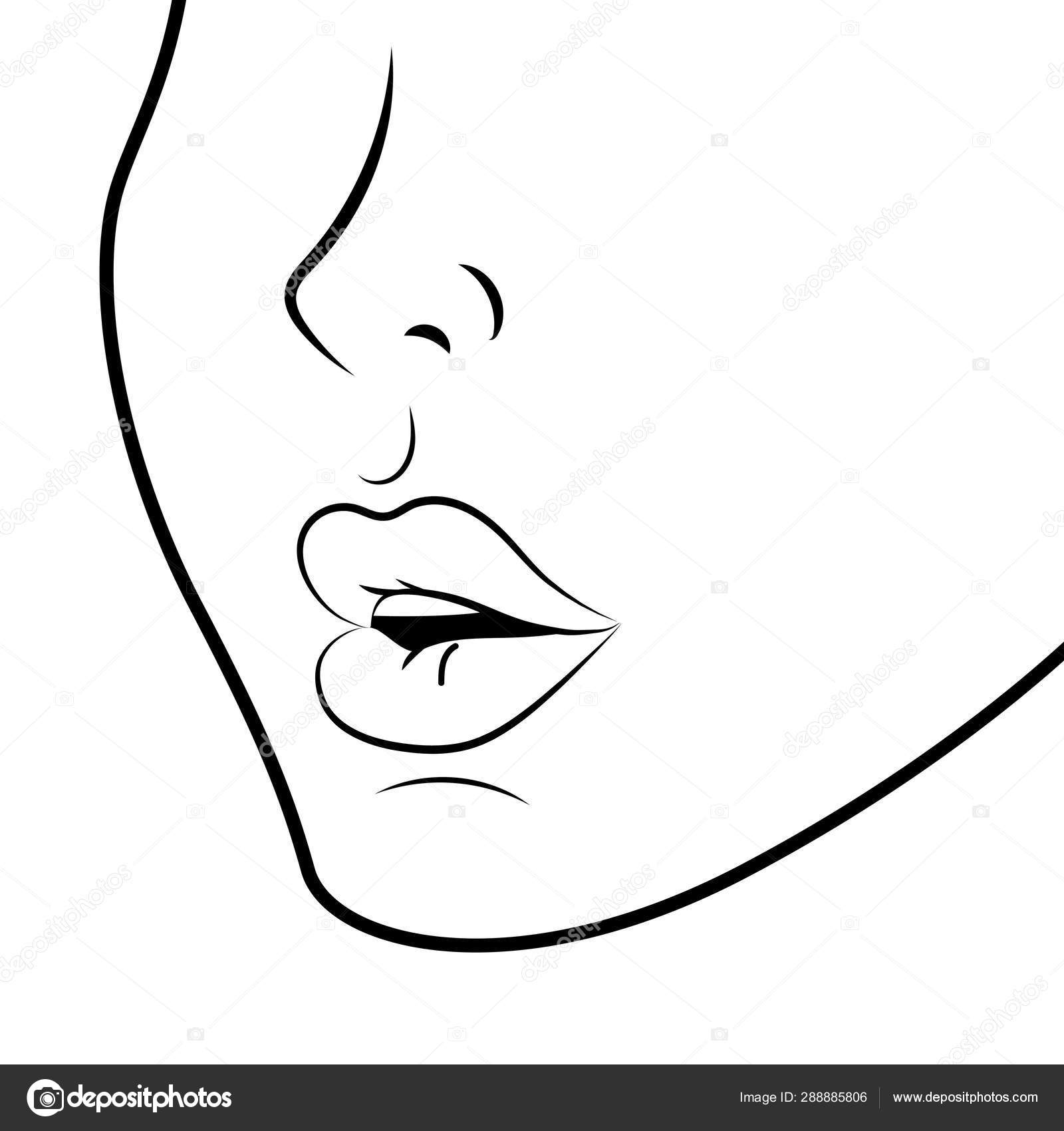 Cartoon Lips Profile | Lipstutorial.org