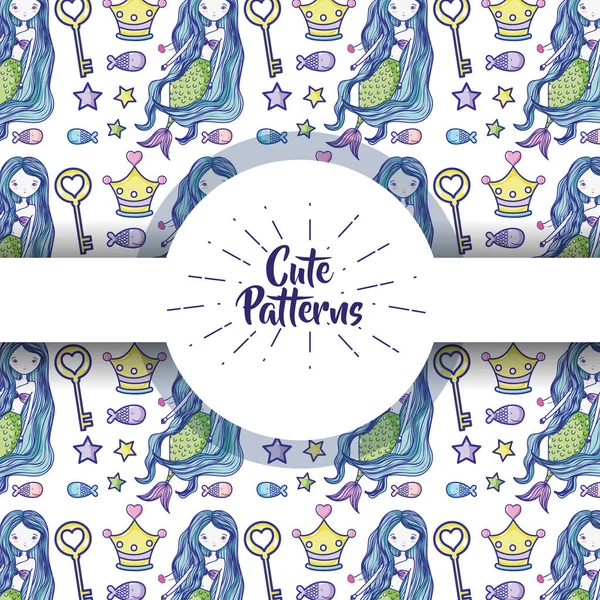 Cute patterns with doodles cartoons background Stock Vector by ...